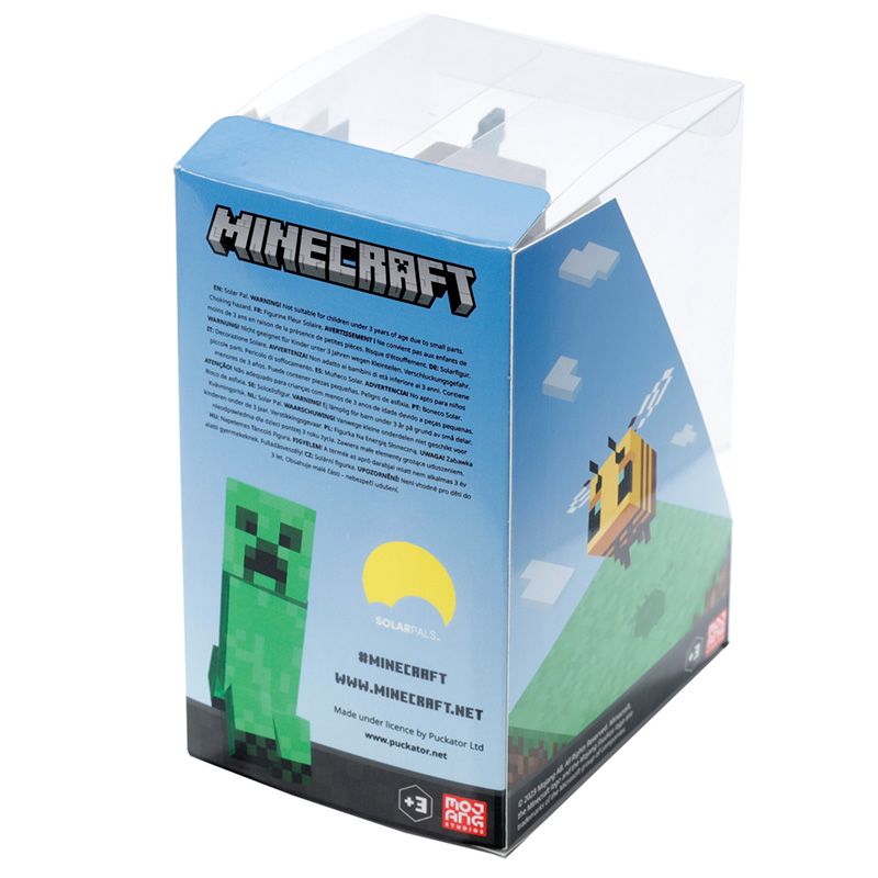 Muñeco Solar Steve Minecraft